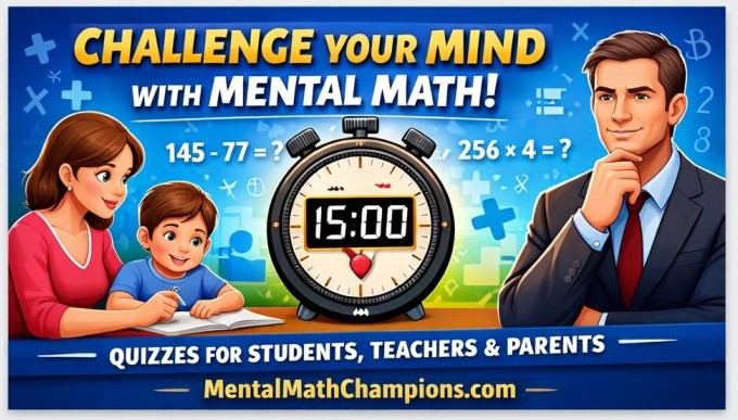 free online mental math quiz